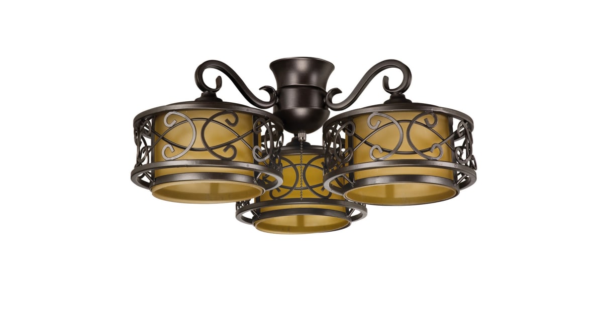 Ellington Fans ECK-3ESP-DER Del Rey Ceiling Fan Light Kit | Build.com