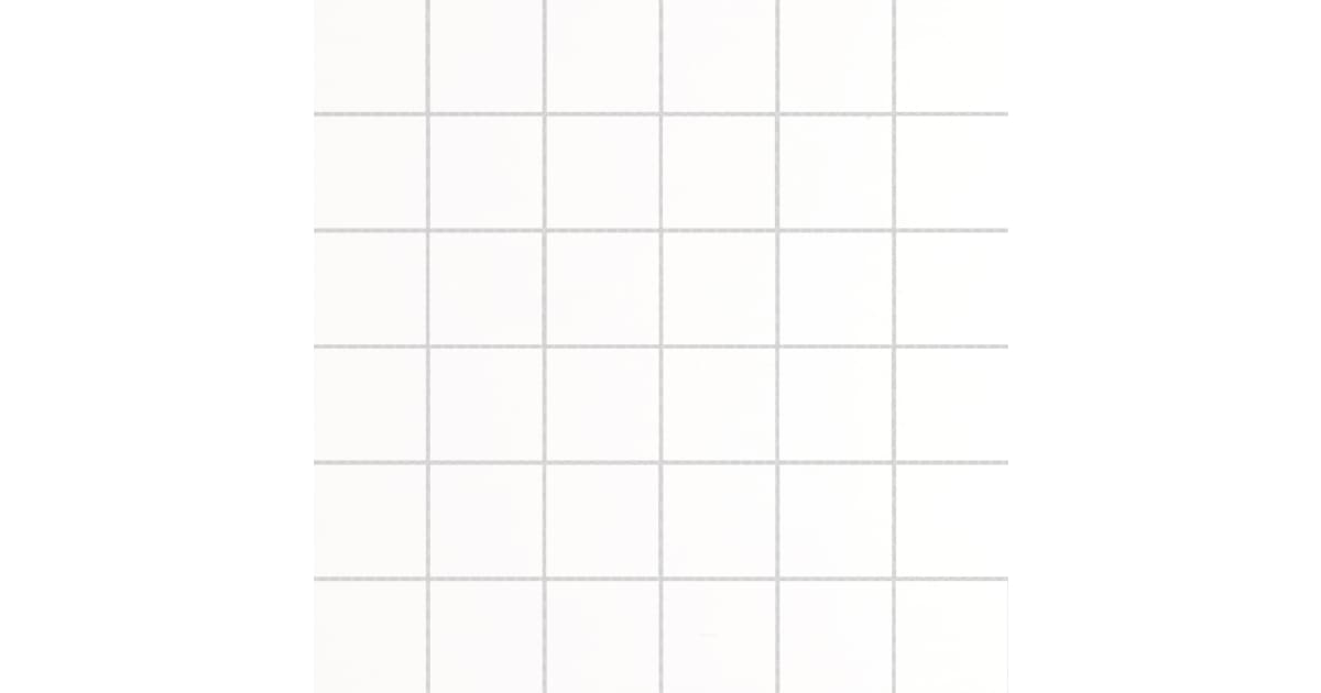 Emser Tile F04STYLWH1212MOMV2 Style II - 12" x 12" Square Mosaic Floor ...