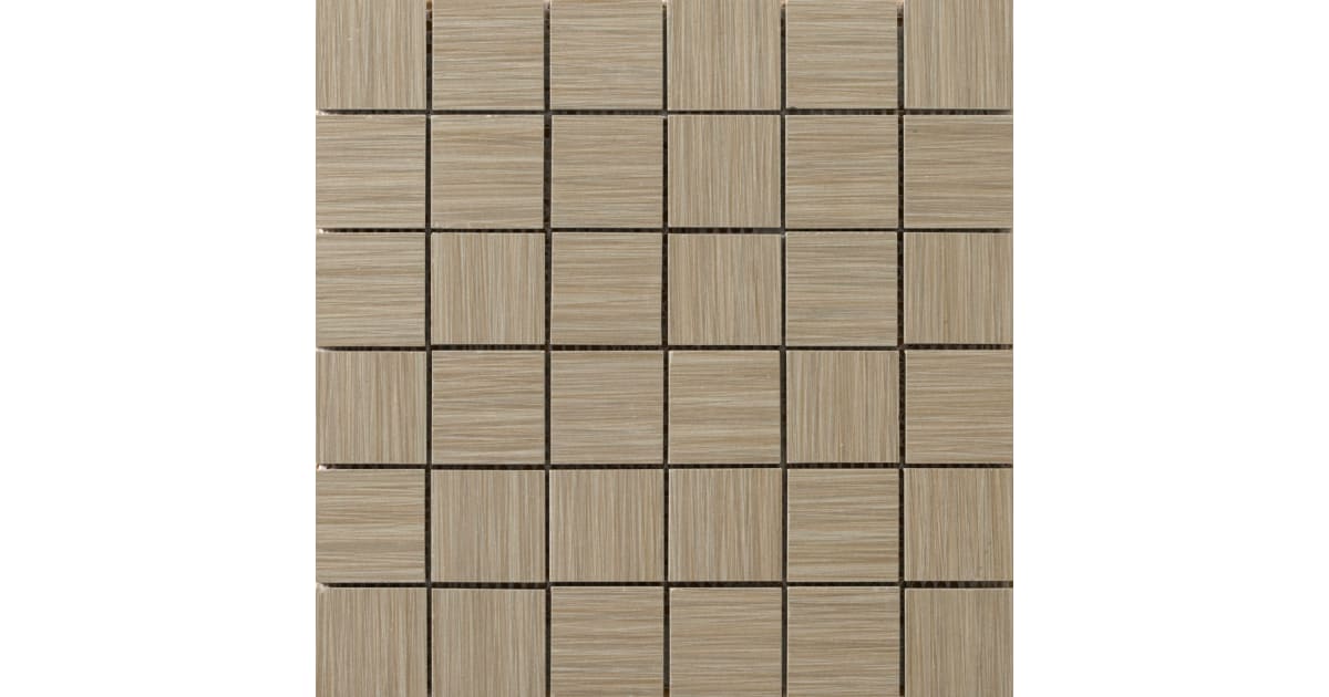 Emser Tile F72STRAOL1212MO2 Strands - 2" x 2" Square Mosaic Floor and ...