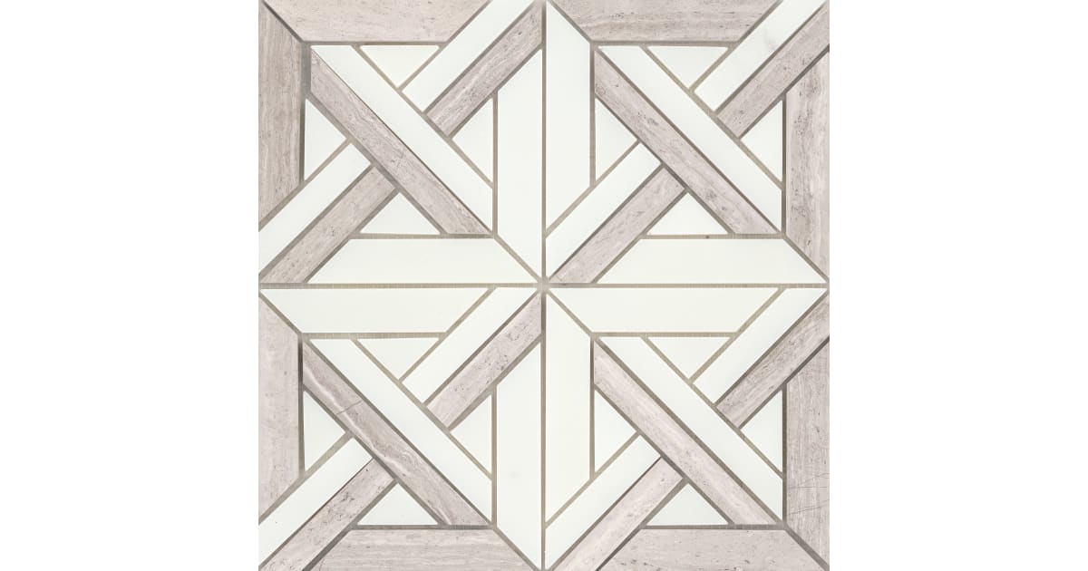 Emser Tile M05ALLUCR1212MCA Alluro - 12" x 12" Square Basketweave ...