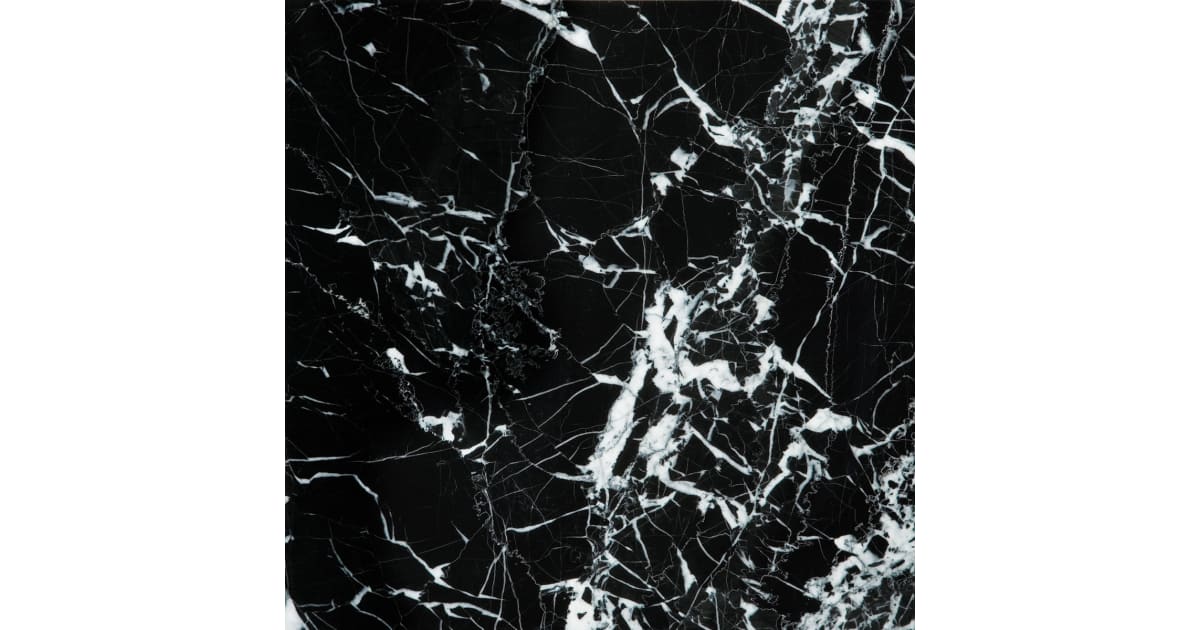 Emser Tile MKTBLACWH0404-SAMPLE Marble Square Floor and Wall Tile ...