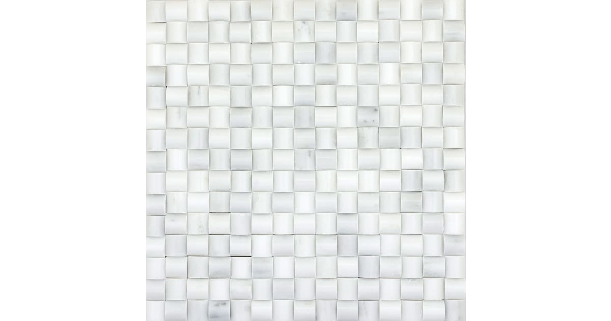 Emser Tile M05WINTFR1212MBA-SAMPLE Marble Square Wall Tile - Marble ...