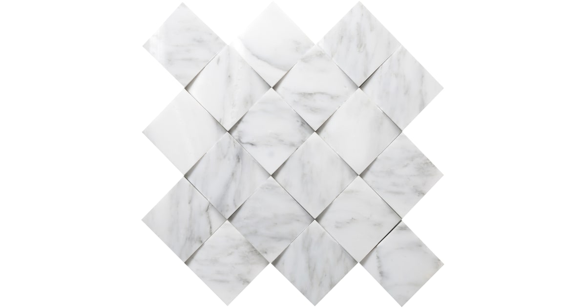 Emser Tile M05WINTFR1313MCU Marble - Basketweave Mosaic Wall Tile ...