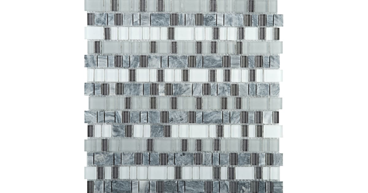 Emser Tile W87UNIQEP1212MOBP12 Unique - 12" x 12" Rectangle Wall Tile ...