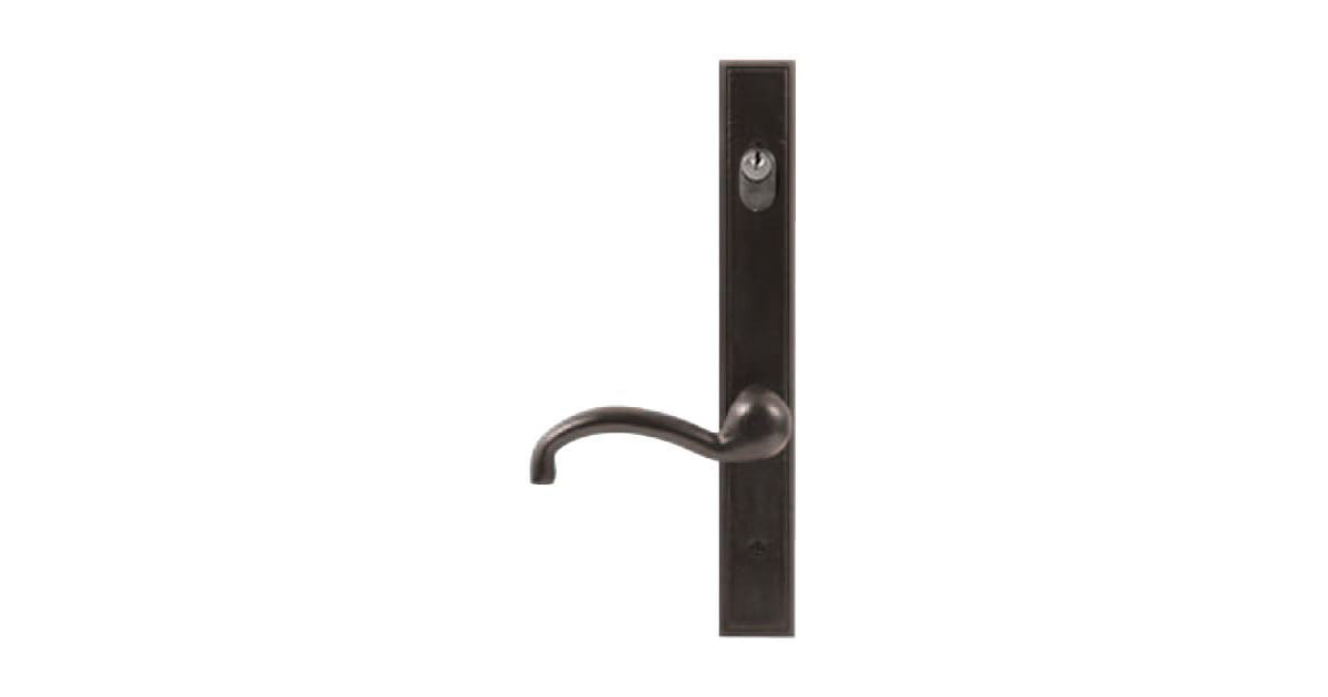 Emtek 1251US19 Sandcast Bronze Door Configuration 2 Keyed Entry Multi ...