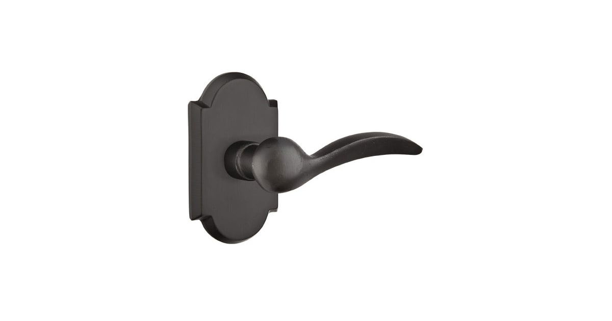 Emtek 720DUS19 Durango Sandcast Bronze Privacy Leverset | Ferguson Home