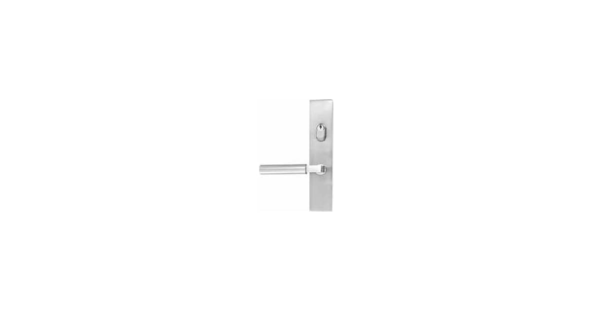 Emtek 17B1SS Brass Modern Door Configuration 7 Keyed Entry Multi Point ...