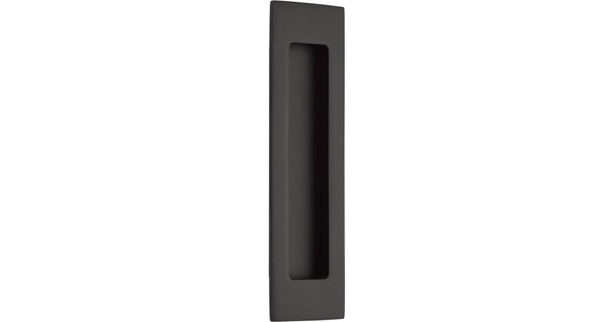 Emtek 220307US19 Modern Rectangular 7 Inch Tall Rectangular Flush Door ...