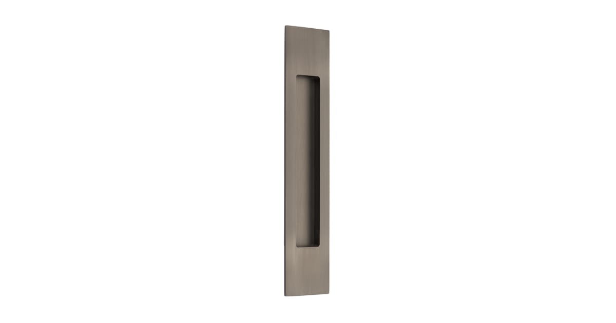 Emtek 220310US15A Modern Rectangular 10 Inch Tall Rectangular Flush Door Pull | Ferguson Home