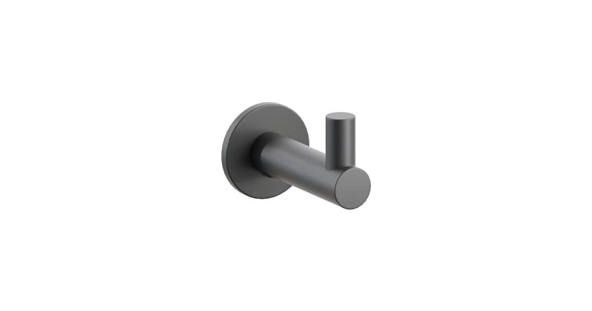 Emtek 228600US19 Modern Tubular Single Robe Hook with Small Disc ...