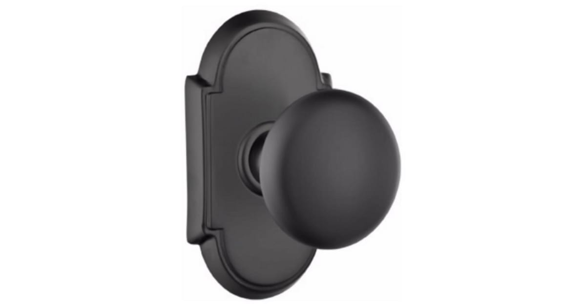 Emtek 5108PUS19 Providence Single Cylinder Keyed Entry Door Knob Set ...