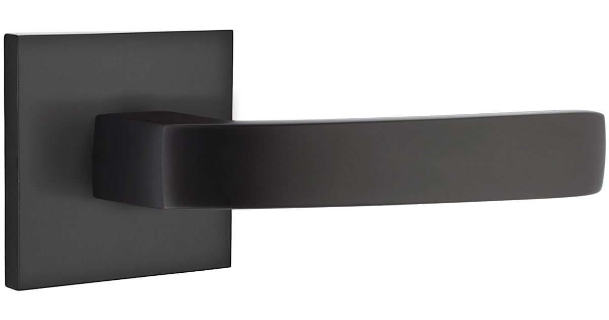 Emtek 510BRLUS19 Breslin Passage Door Lever Set from the Brass Modern ...
