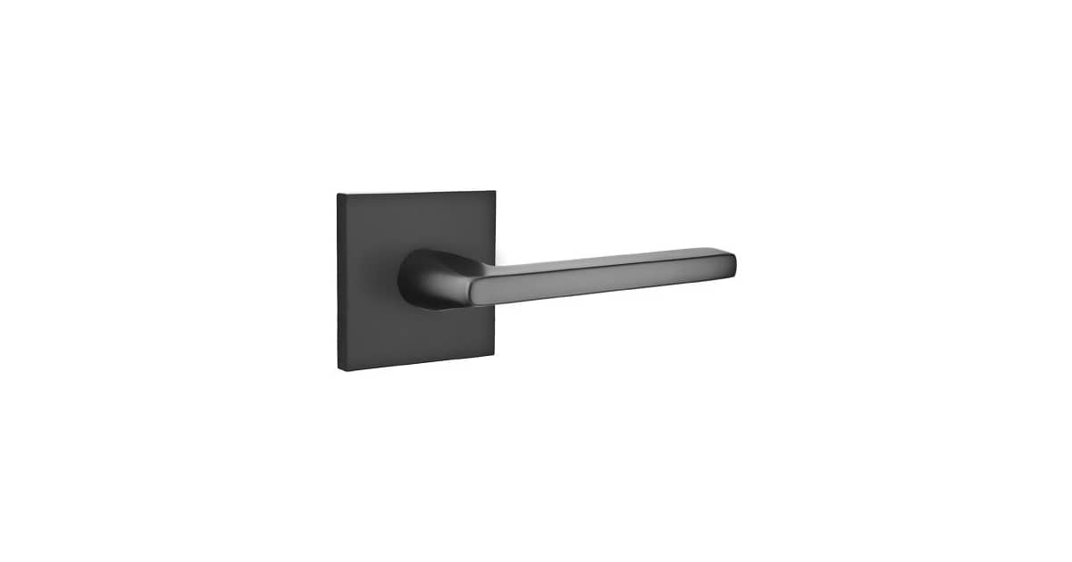 Emtek 5110HLOUS19LH Helios Left Handed Passage Door Lever Set with ...