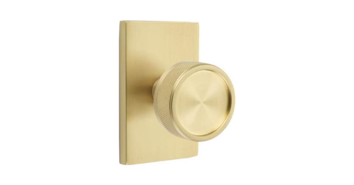 Emtek 5112US4.CCUS4.KNKUS4 Passage Select Conical Knurled Knob with ...