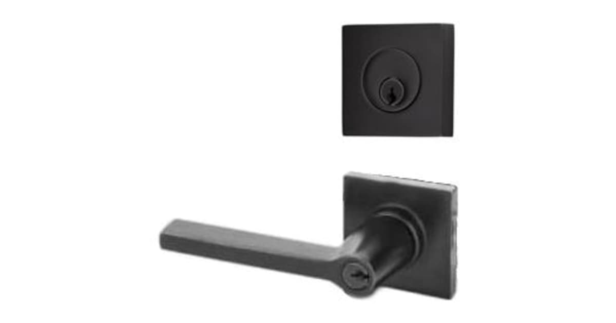 Emtek 5122HLO-8469-US19LH Helios Left Handed Keyed Entry Lever Set and ...