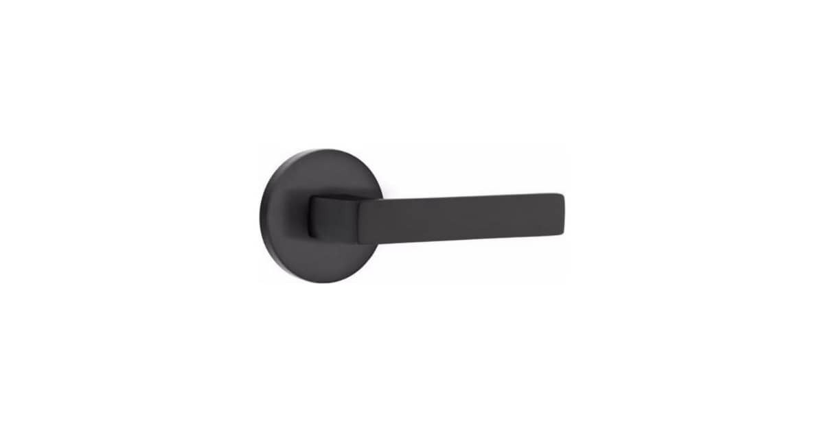 Emtek 5209DTUS19RH Dumont Right Handed Privacy Door Lever Set with Disk ...