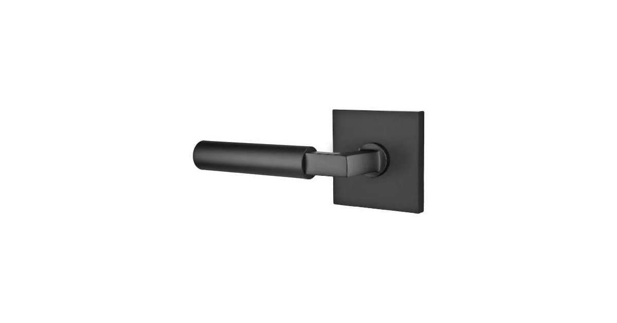 Emtek 5210HECUS19LH Hercules Left Handed Privacy Door Lever Set with ...