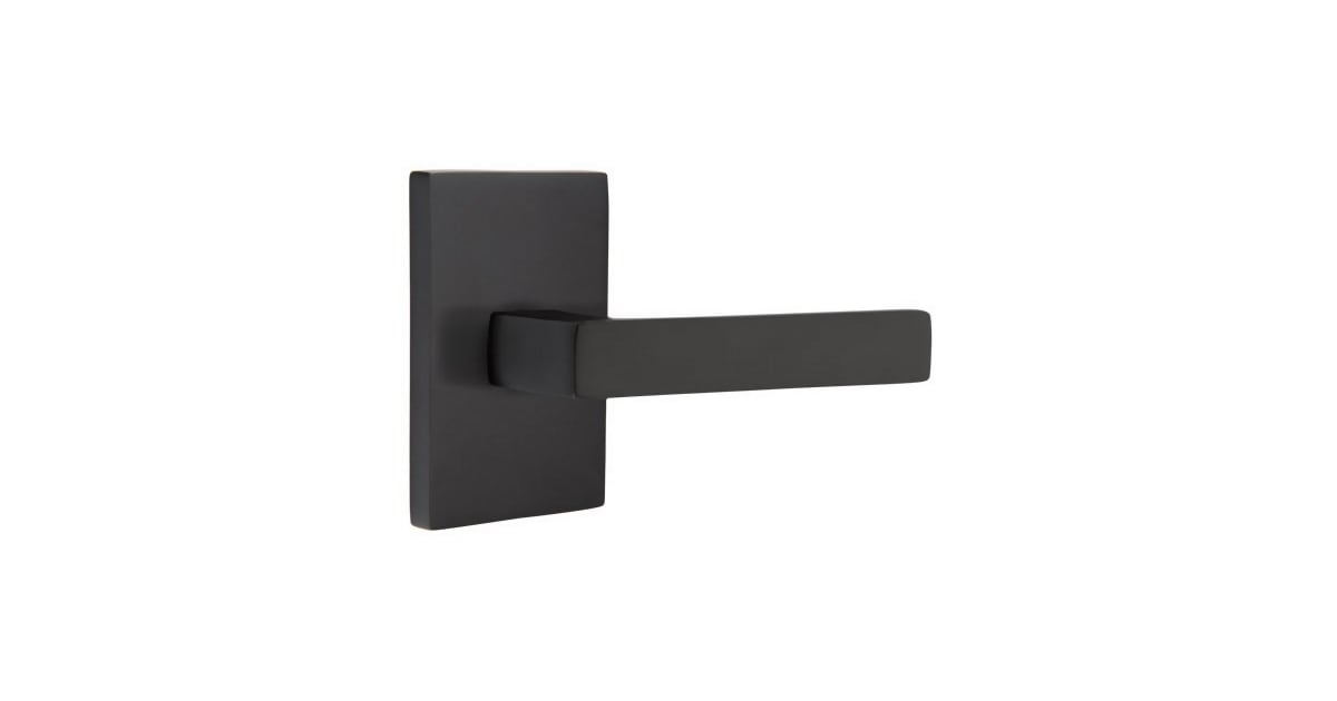 Emtek 5212DTUS19RH Dumont Right Handed Privacy Door Lever Set with ...