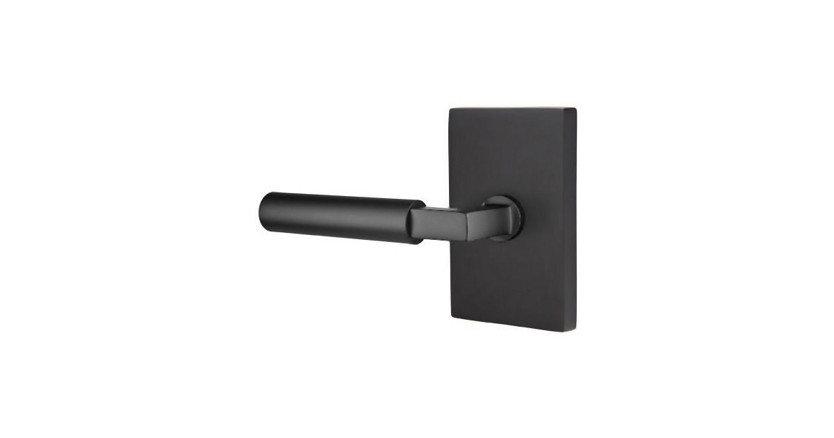 Emtek 5212HECUS19LH Hercules Left Handed Privacy Door Lever Set with ...