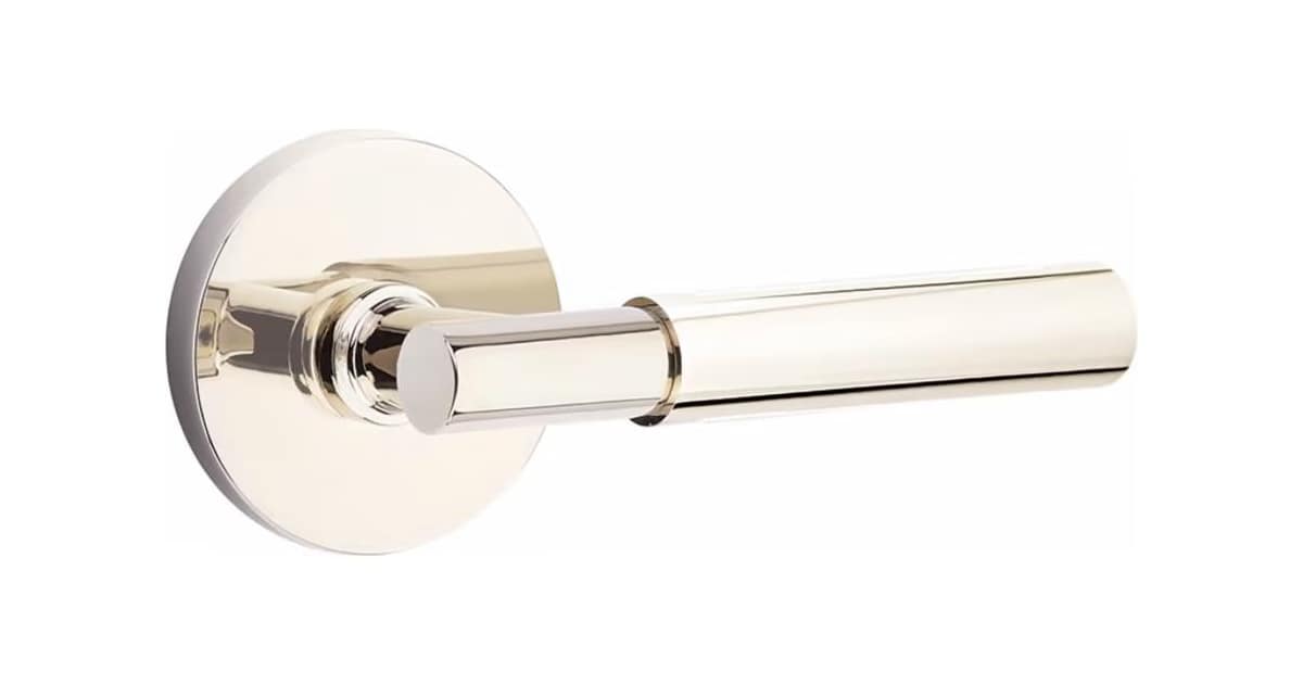 Emtek 5212US14.TAUS14.SMUS14.LH T-Bar Stem Smooth Lever Left Hand 2-3/8 ...
