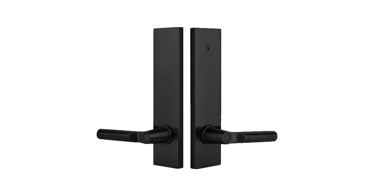 Emtek 5352US19 Modern Rectangular Dummy Entry Set | Ferguson Home