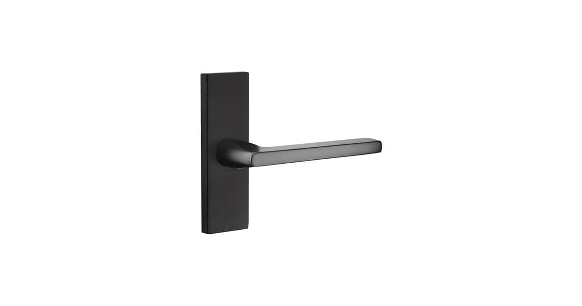 Emtek 5607US19 5 Inch Long Stretto Rectangular Privacy Sideplate Entry ...