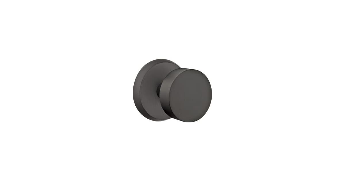 Emtek 705BZRNFB Round Knob Reversible Non-Turning Two-Sided Dummy Door ...