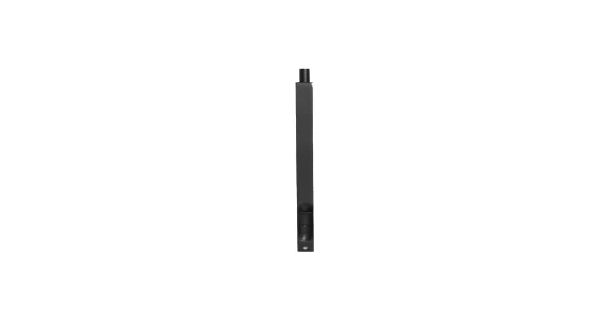 Emtek 8503US19 12 Inch Solid Brass Flush Bolt with Square Corners ...