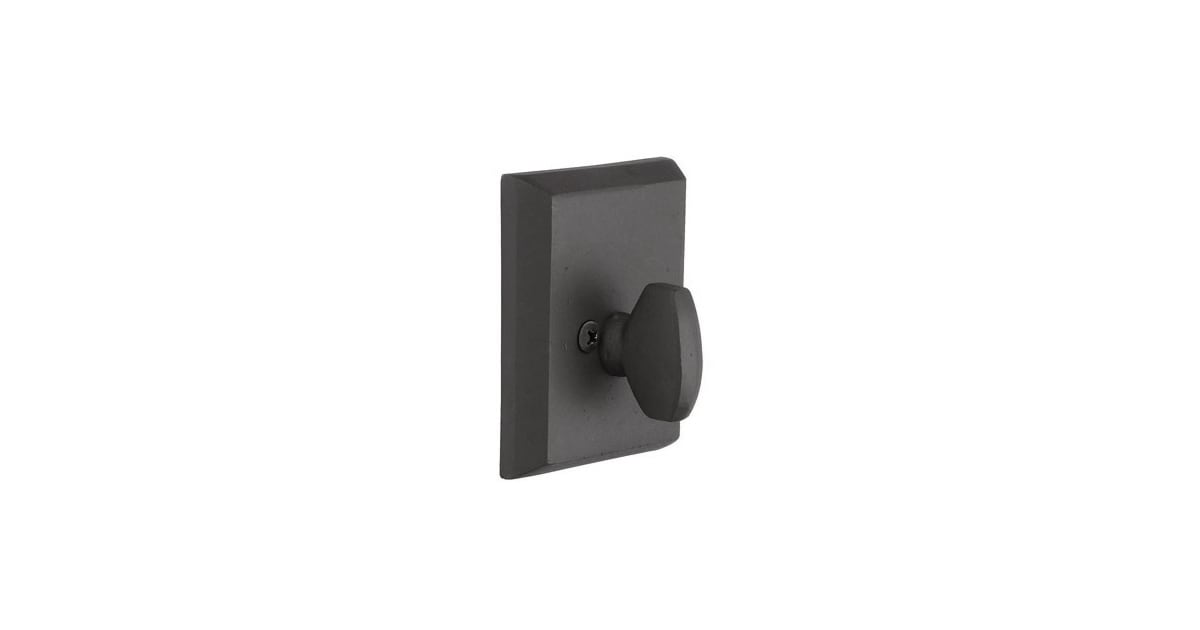 Emtek 8565FB Rustic Modern Rectangular One Sided Deadbolt from the ...