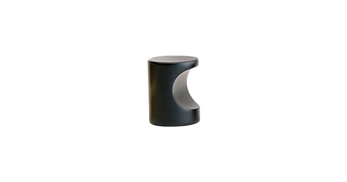 Emtek 86150US19-25PACK Finger Pull 7/8 Inch Cylindrical Cabinet Knob ...
