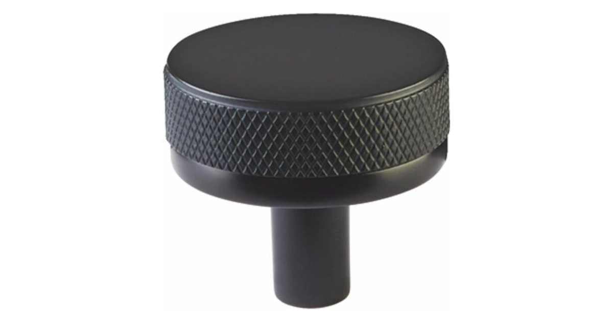 Emtek 86655.CCKUS19.KNKUS19 Knurled 1-1/4 Inch Mushroom Cabinet Knob ...