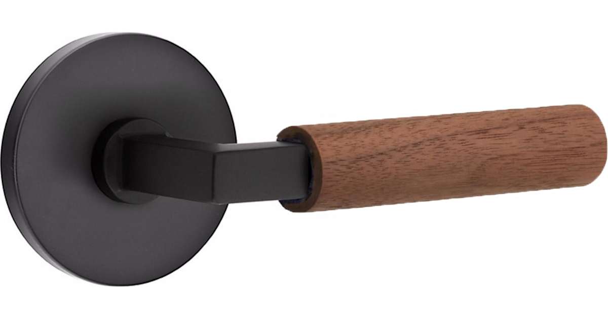 Emtek C520WNWDUS19 Dark Walnut Privacy Door Lever Set from the SELECT ...