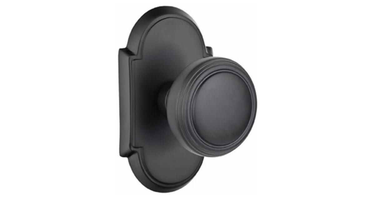 Emtek C8208NWUS19 Norwich Privacy Door Knob Set with Type 8 Rose and ...