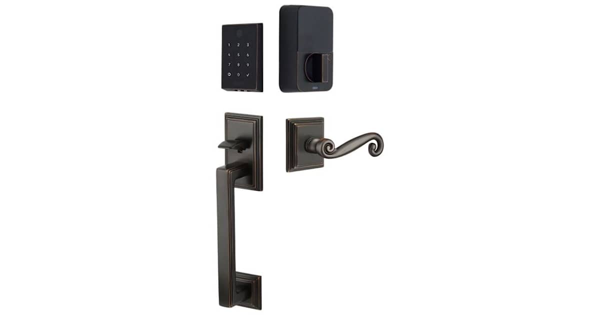 Emtek EMP21216RLHUS10B Empowered 2 Hamden Left Handed Sectional ...
