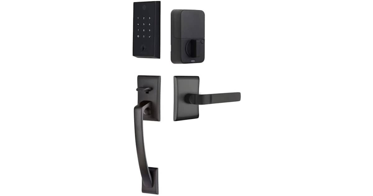 Emtek EMP22224ASTLHUS19 Empowered 2 Ares Left Handed Sectional ...