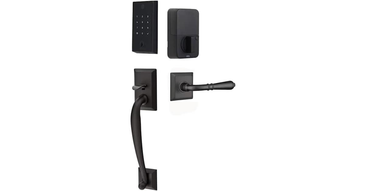 Emtek EMP22225TRHUS19 Empowered 2 Franklin Right Handed Sectional ...