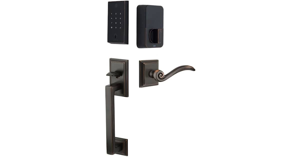 Emtek EMP22226ENLHUS10B Empowered 2 Hamden Left Handed Sectional ...