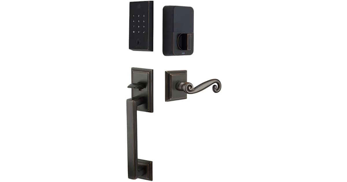 Emtek EMP22226RRHUS10B Empowered 2 Hamden Right Handed Sectional ...