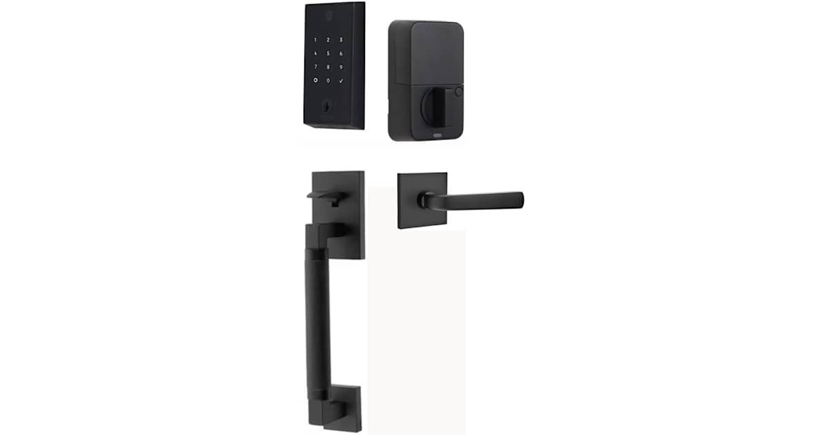 Emtek EMP23238SIORHUS19 Empowered 2 Hercules Knurled Right Handed ...