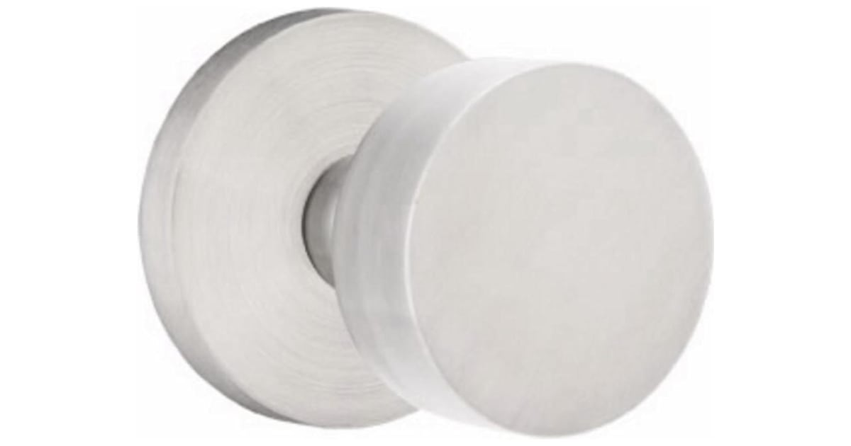 Emtek S20002RNKSS Round Stainless Steel Privacy Door Knob Set with Disk ...