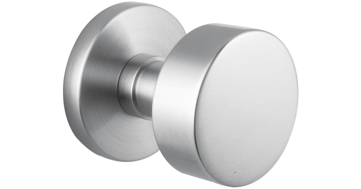 Emtek S300RNKSS Round Knob Set Reversible Non-Turning Two-Sided Dummy ...