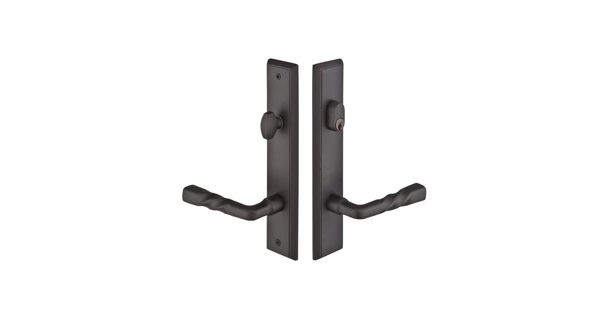 Emtek 1353US19 Sandcast Bronze Door Configuration 3 Thumbturn Multi ...