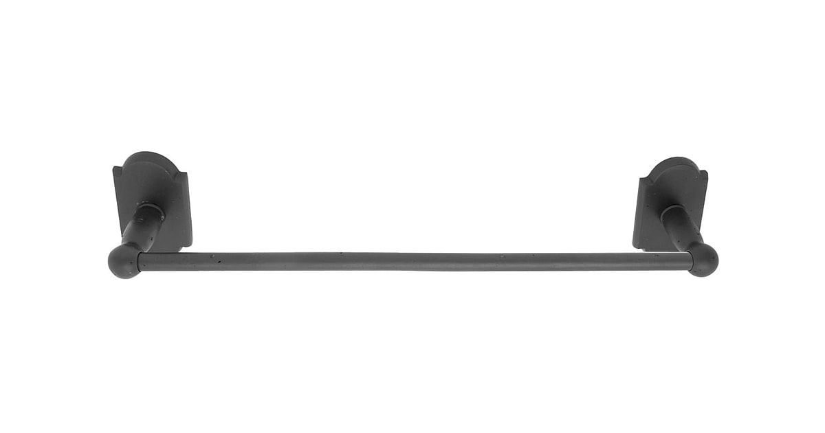 Emtek 23022US19 Sandcast Bronze 24" Single Towel Bar | Ferguson Home
