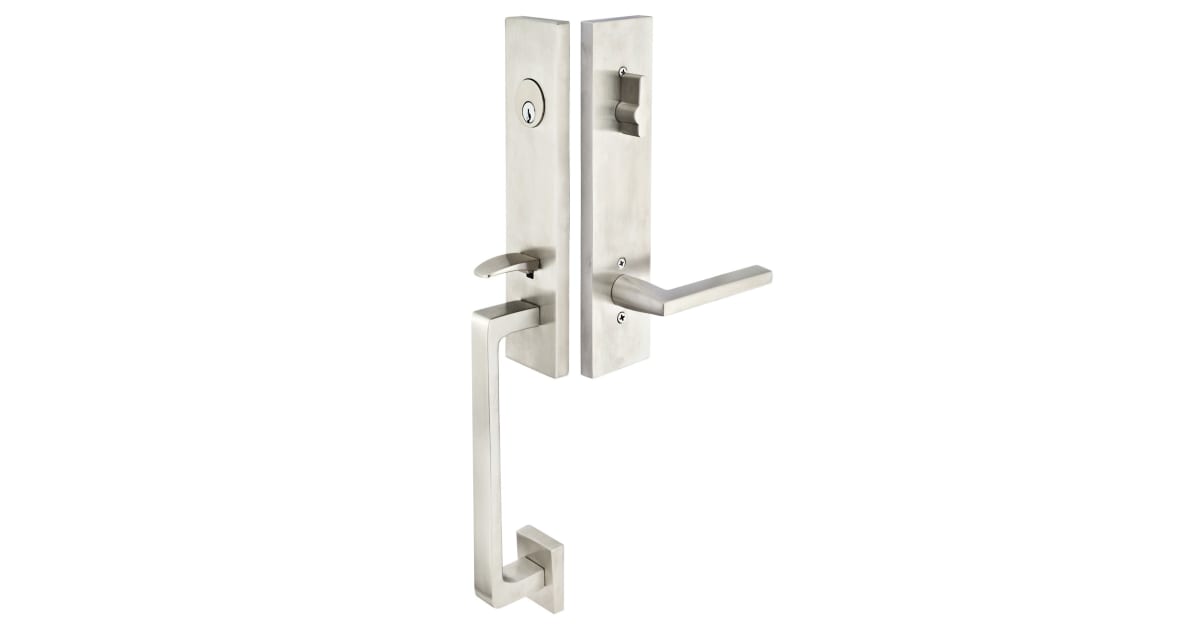 Emtek S40100SS Davos Style Stainless Steel Dummy Entry set from the ...