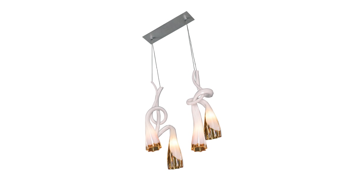 ET2 E20271-05 Contemporary / Modern Four Light Down Lighting Pendant ...