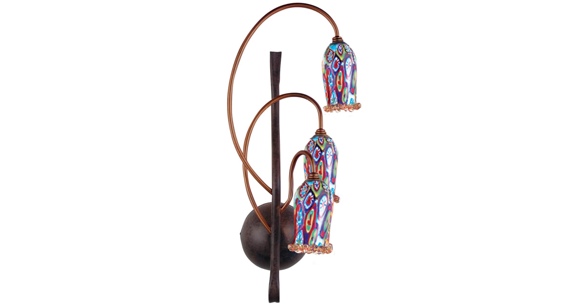 ET2 E20335-47 Three Light Down Lighting Right Facing Wall Sconce from ...
