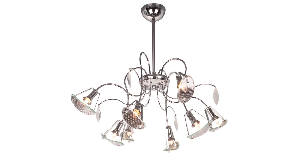 ET2 E22105-10 Contemporary / Modern Eight Light Pendant from the Techna ...
