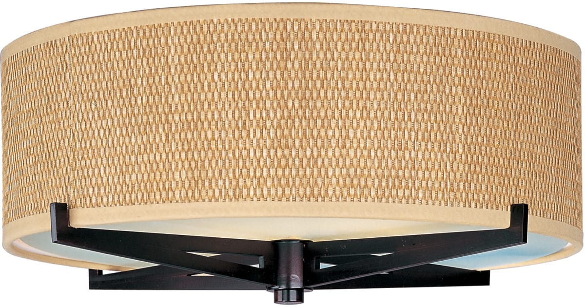 ET2 E95400-101OI Elements 3-Bulb Flush Mount Indoor Ceiling Fixture ...