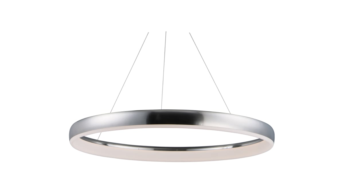 ET2 E10032-SN Innertube 32" Wide LED Ring Chandelier | Ferguson Home
