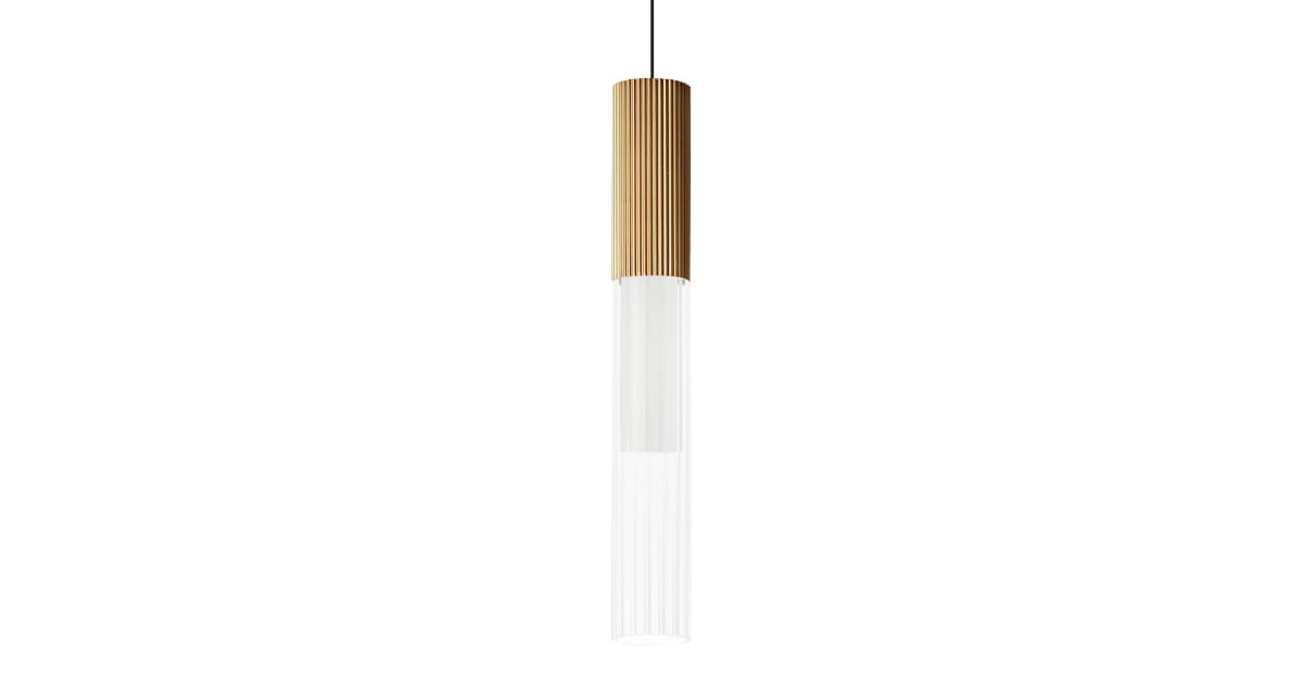 ET2 E11011-144GLD Reeds 2" Wide LED Smart Suspension Mini Pendant ...